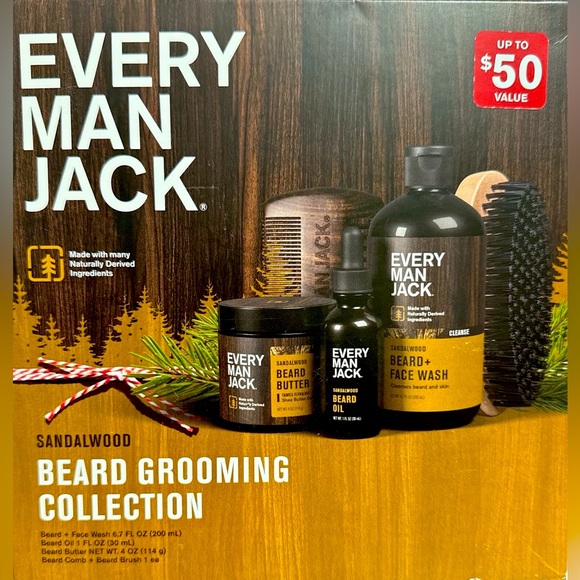 Every Man Jack | Grooming | Every Man Jack Sandalwood Beard Grooming ...